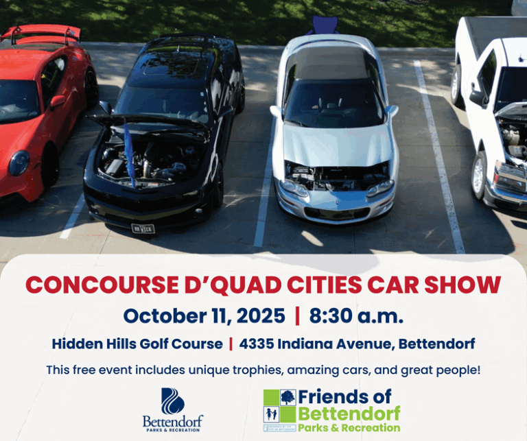 Concourse d'Quad Cities Car Show - Bettendorf, Iowa Events