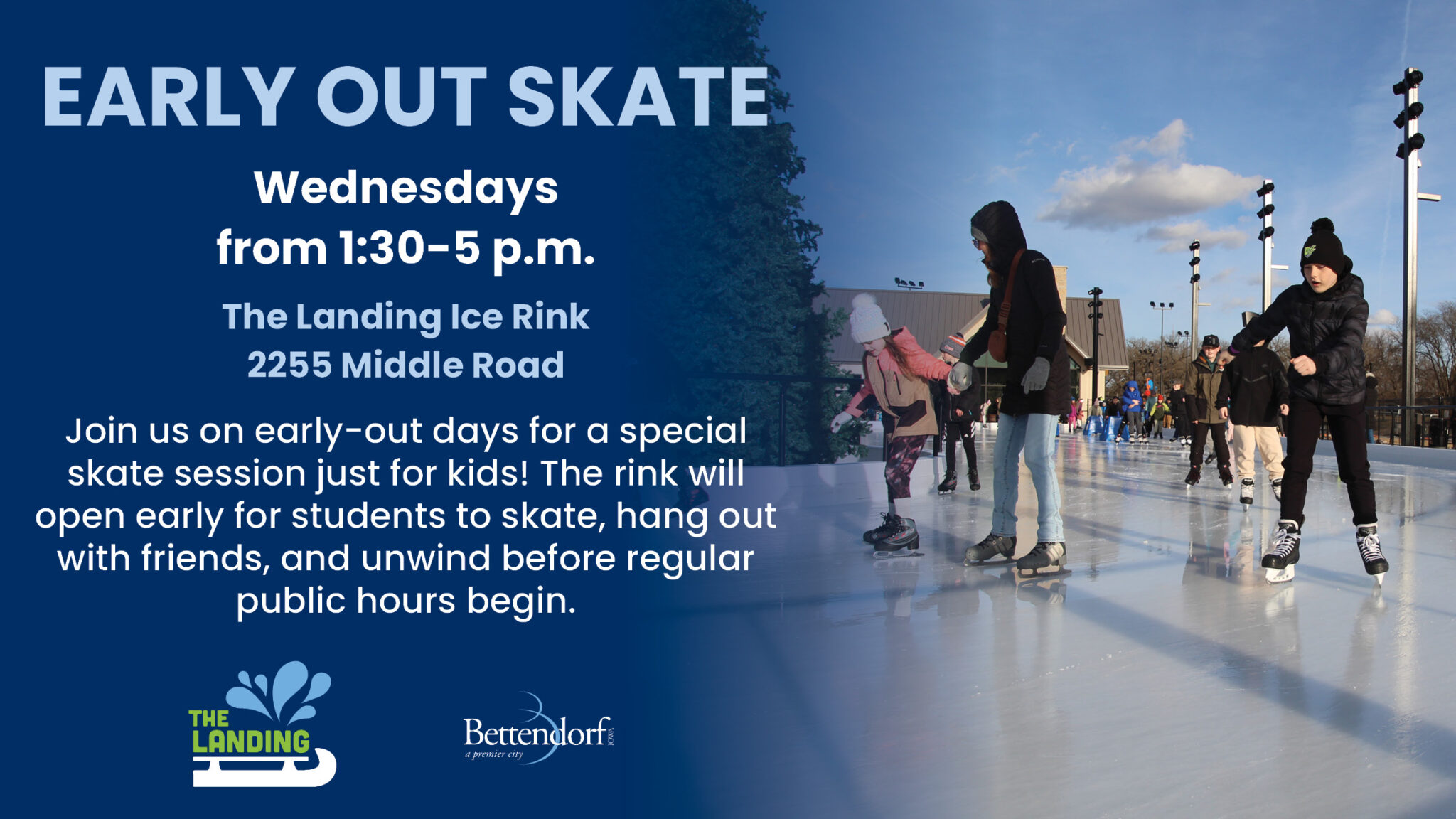 Early Out Skate at The Landing Ice Rink - Bettendorf, Iowa Events